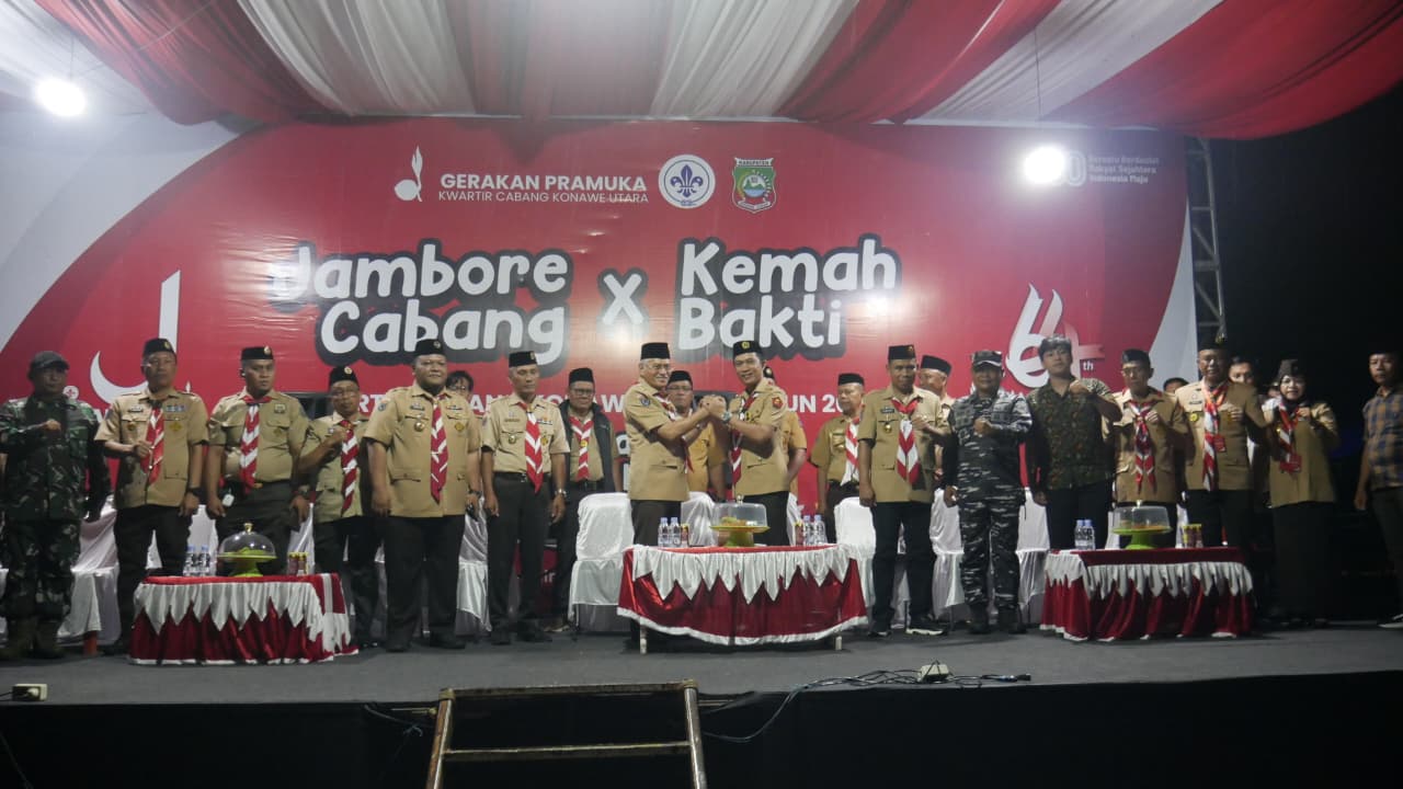 Terima Penghargaan Darma Bakti Pramuka dari Kwarnas, Bupati Konut: Ini ...